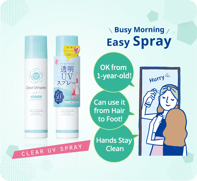 UV-yohou Transparent UV Spray | ISHIZAWA LABS